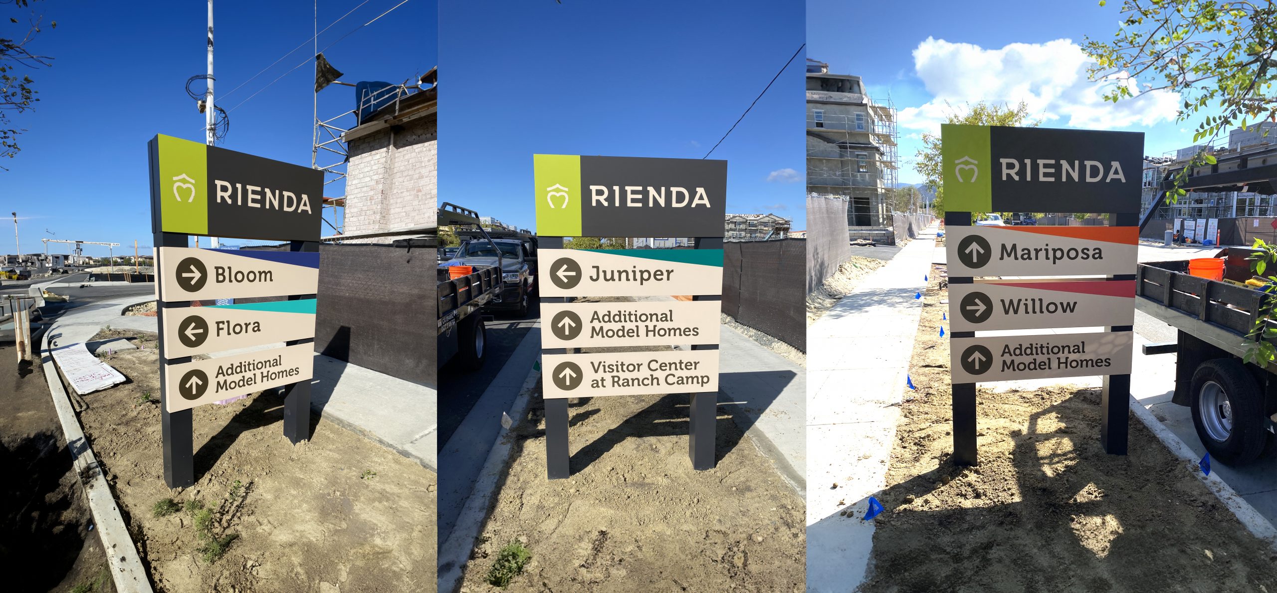 Directional Signage: Rienda at RMV – Fusion Sign and Design